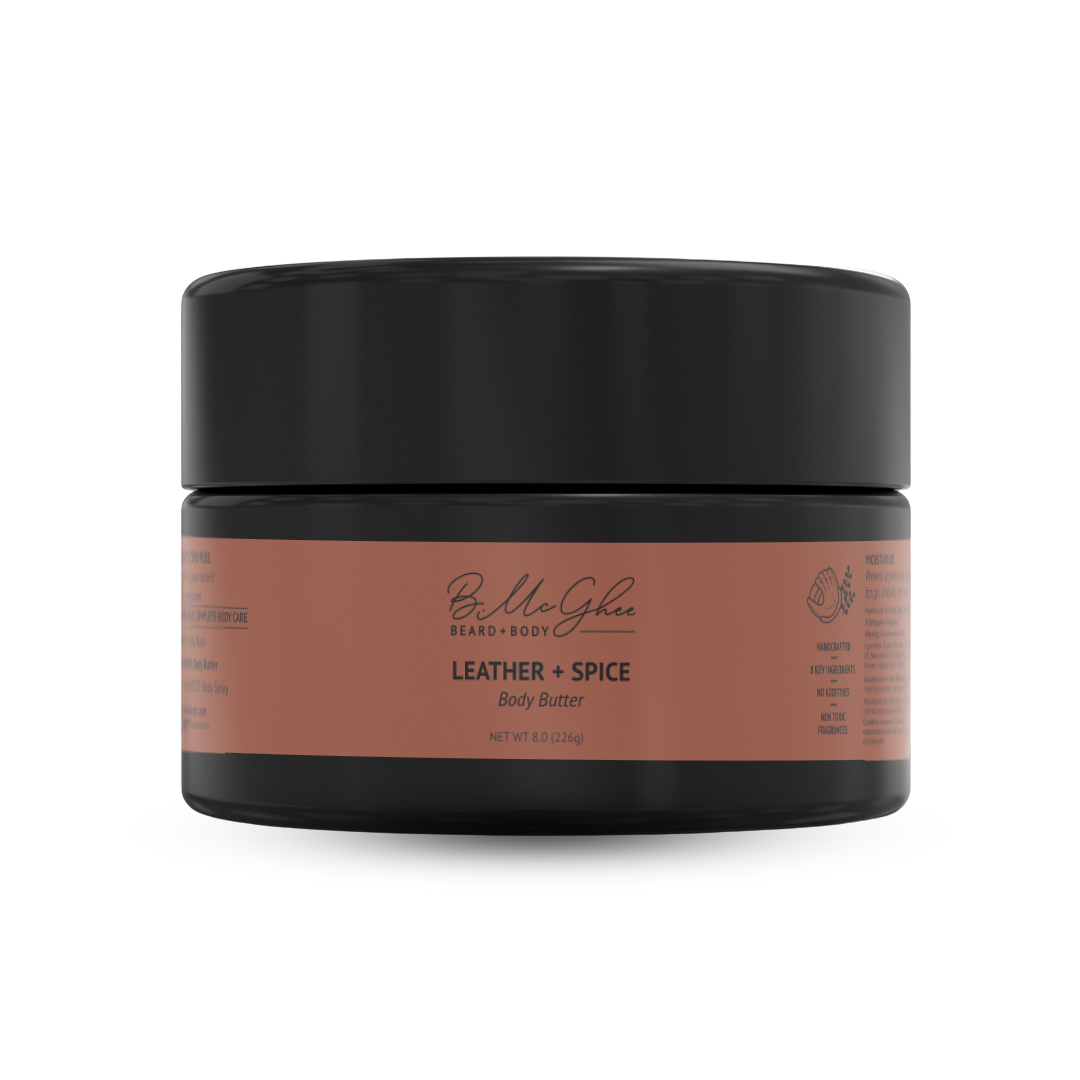 Leather & Spice Body Butter | Bold Hydration with a Warm, Earthy Aroma ...